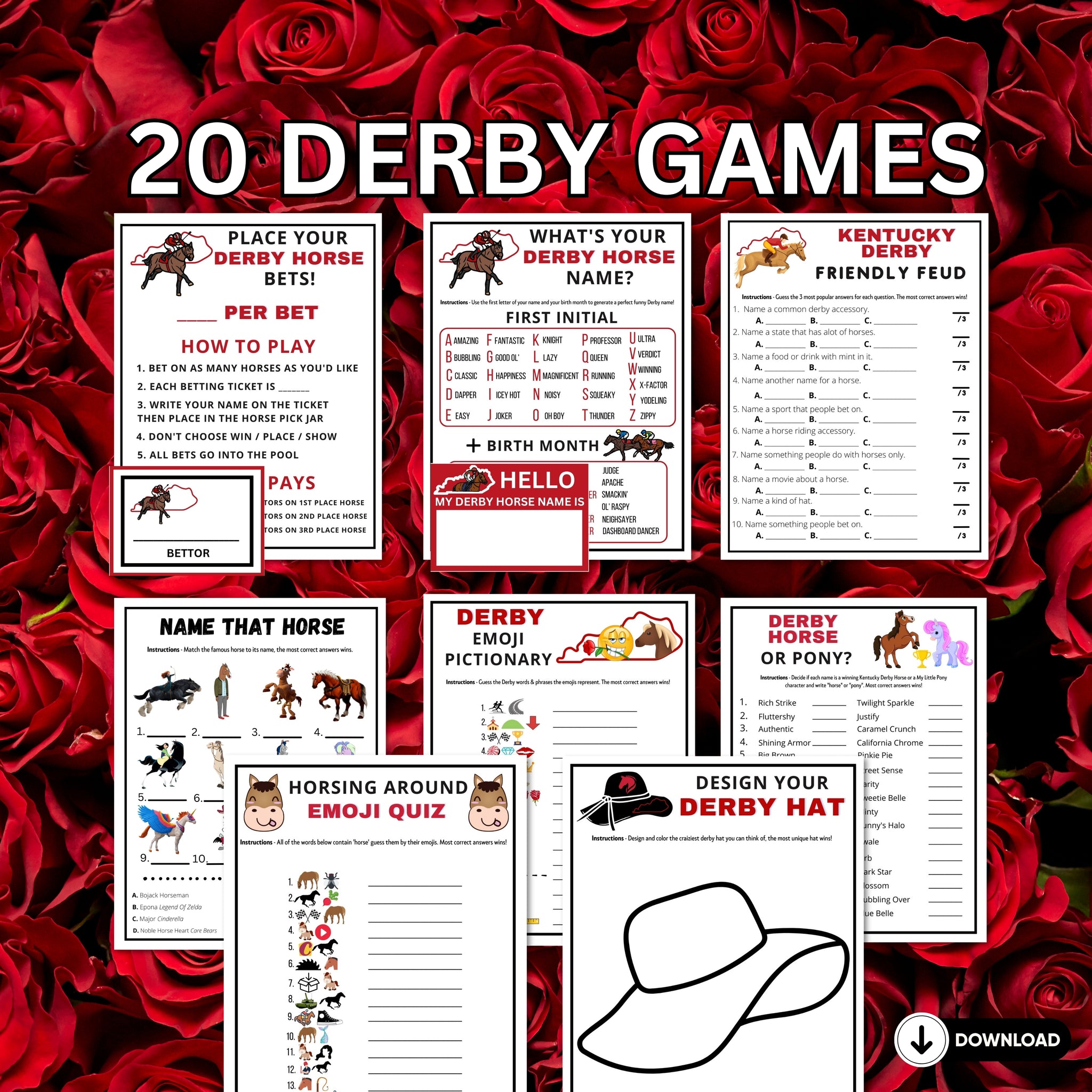 Kentucky Derby Emoji
