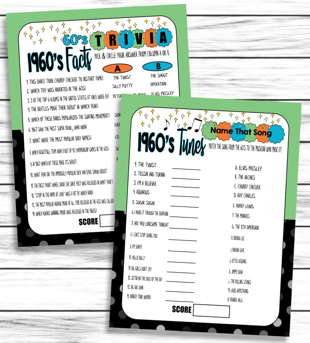 60th Anniversary Party Games, 1960s Wedding Anniversary,Virtual or Pri ...
