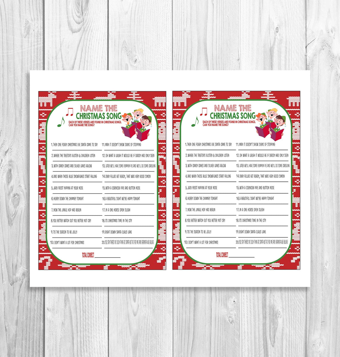 Christmas Carols, Songs, Game, Xmas Party Game For Kids & Adults, Clas ...